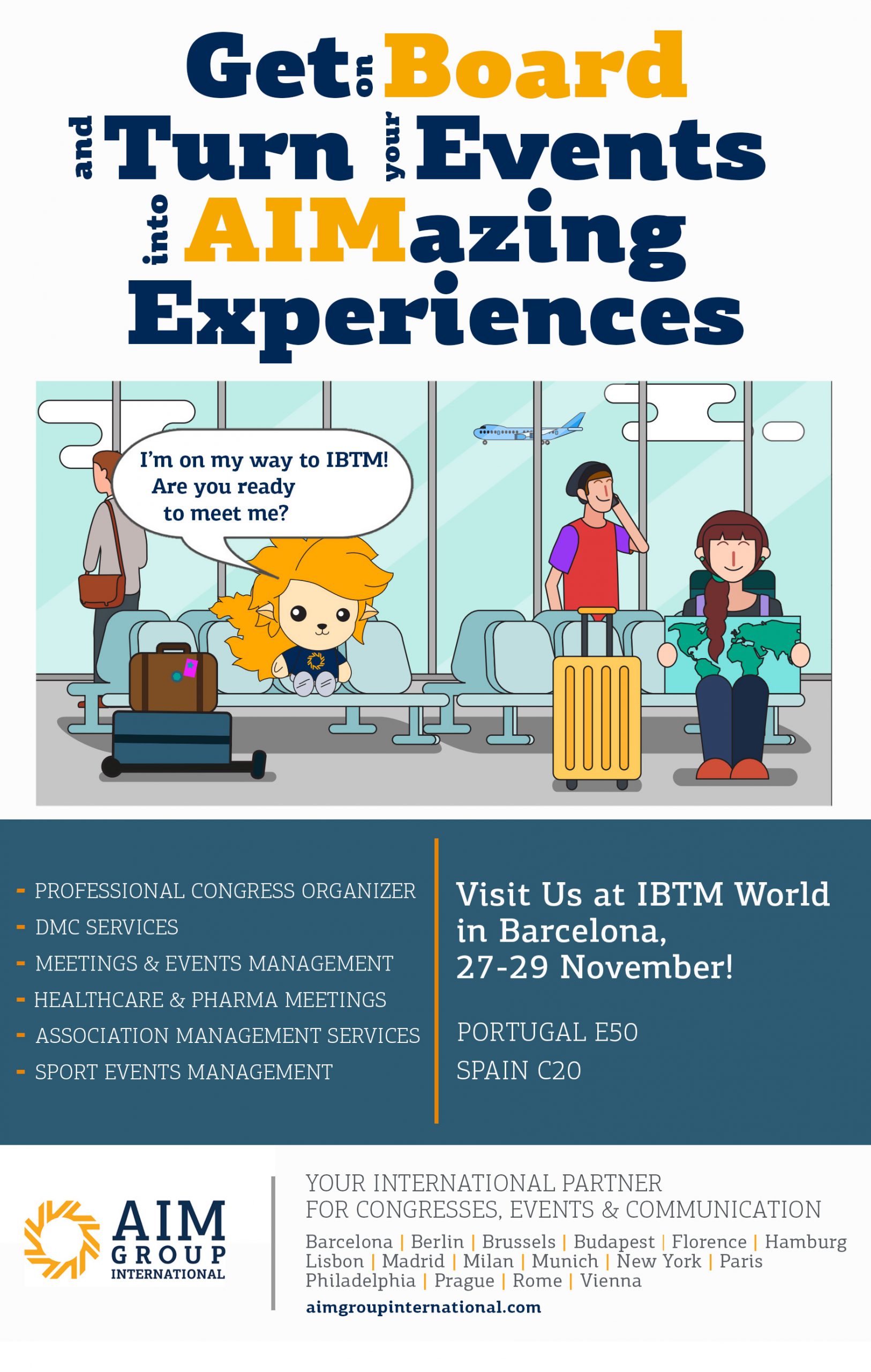 It's time for IBTM World 2018! - AIM Group